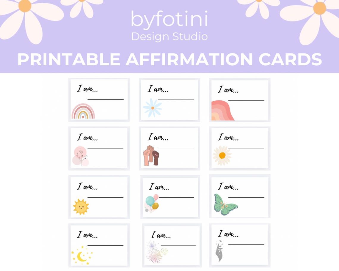 Printable Classroom Affirmation Cards - Etsy