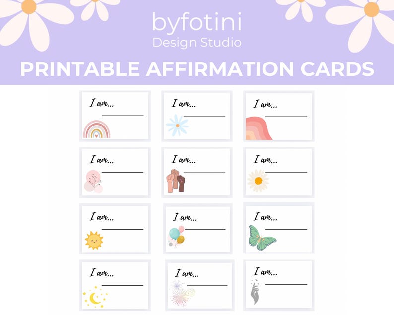 Printable Classroom Affirmation Cards - Etsy