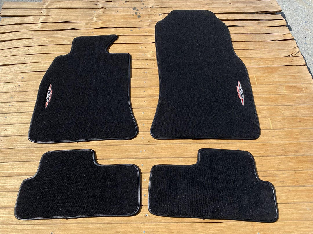 For Mini Cooper R56 / R57 Cooper S Carpet Floor Mats Black 4pcs 2007-14 ...