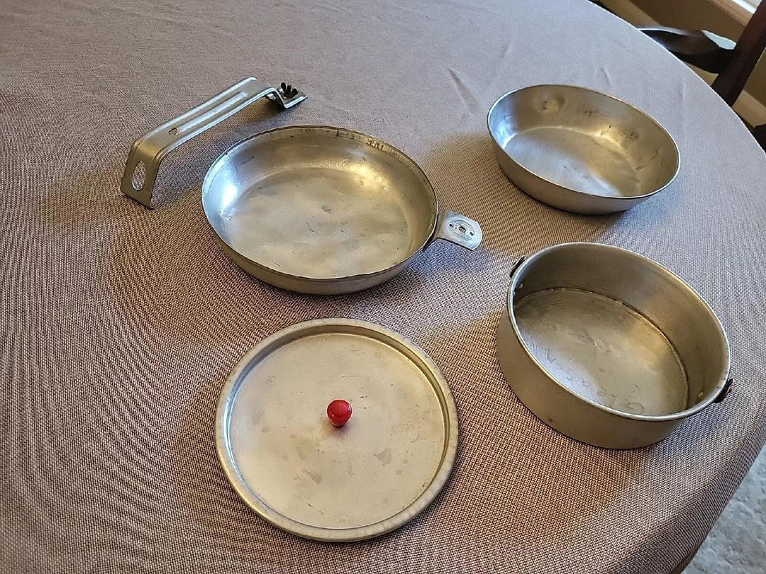 Vintage Boy Scouts Camping Mess Kit - Etsy