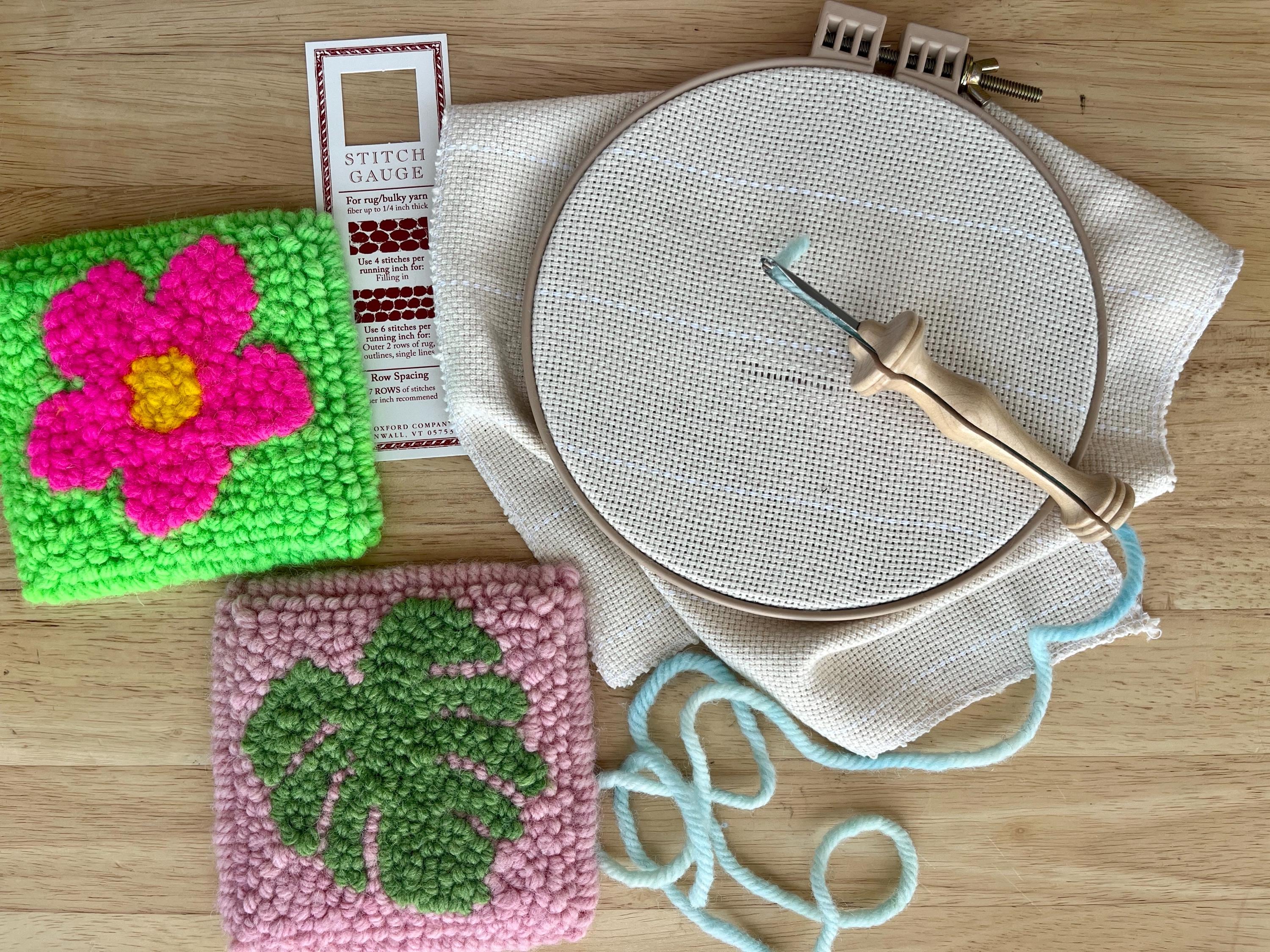 Pre-cut Monk’s Cloth for Punch Needle – Serged Edges, 100% Cotton ...