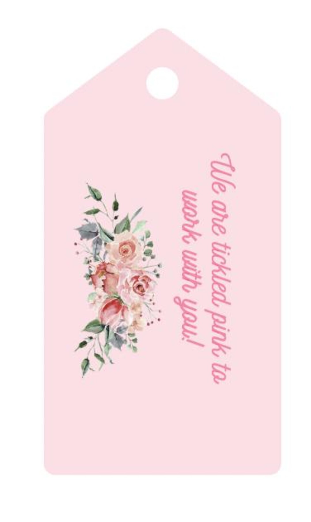 Tickled Pink Gift Tags – Printable Thank You Tags for Teacher, Staff ...