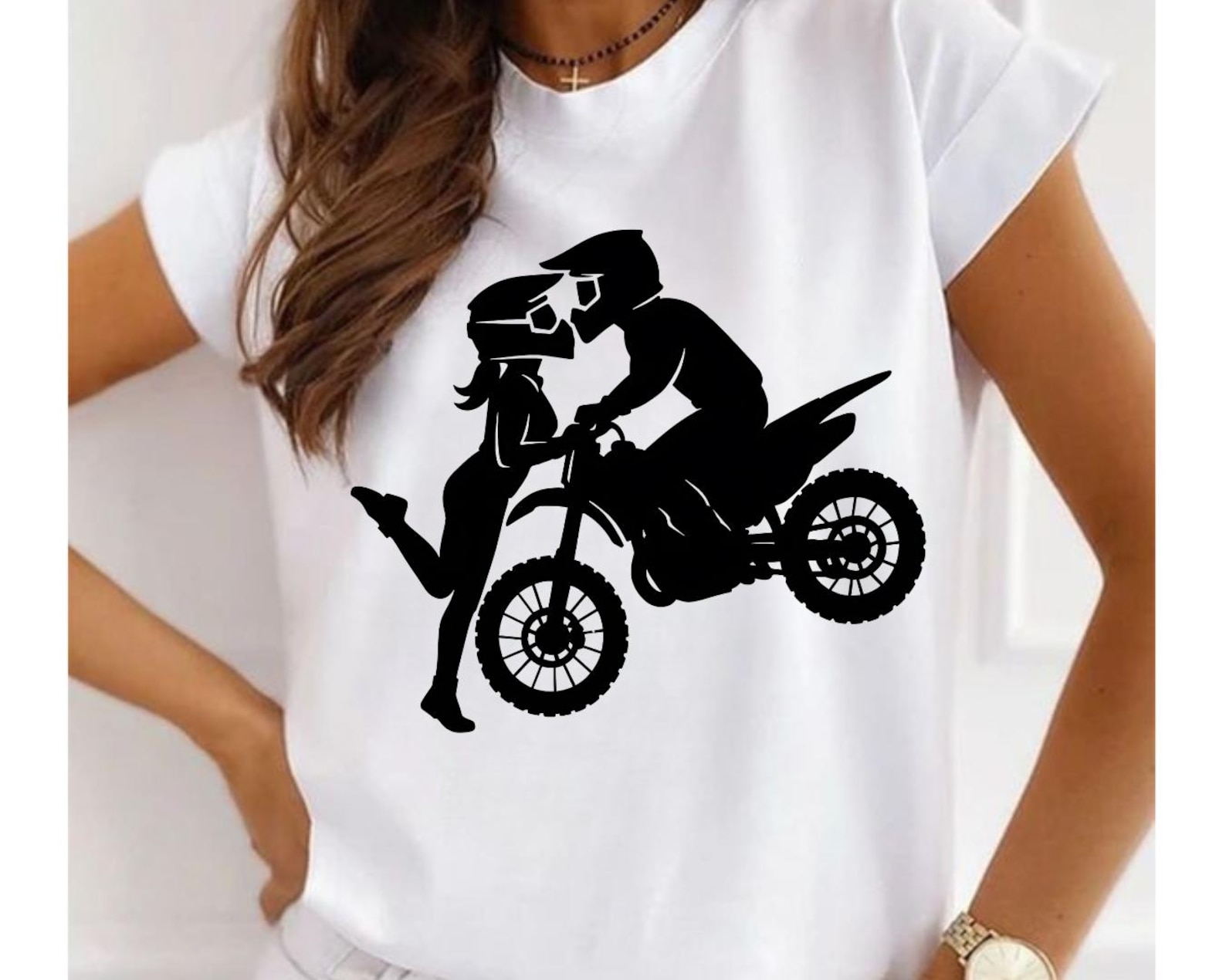 Biker Couple SVG Motocross PNG, Motorcycle Couple Png Image Biker ...