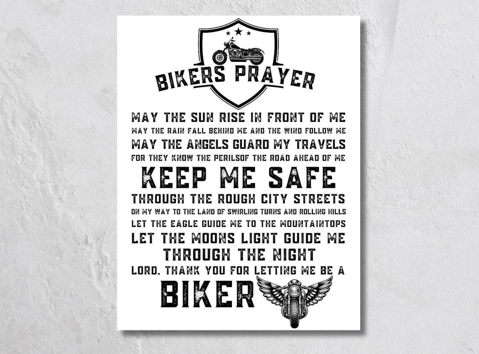 Biker's Prayer Svg, Motorcycle Png, Motorcycle SVG, Bike Rider Png ...