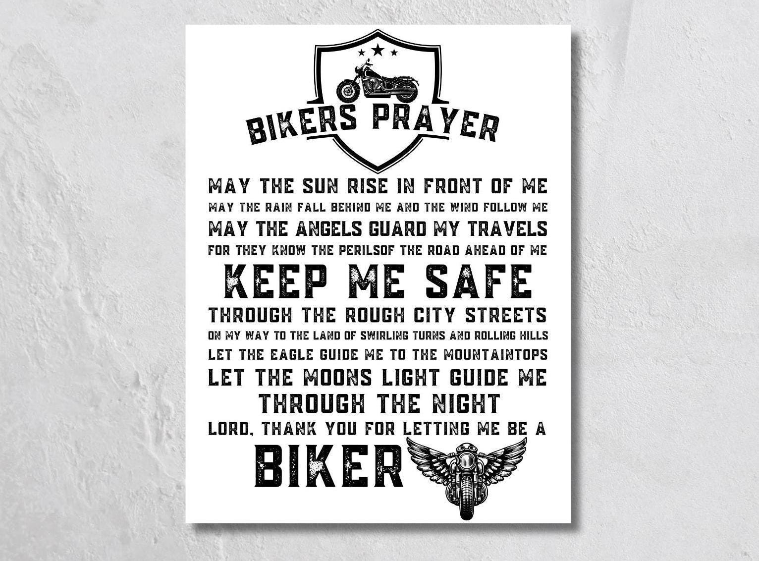 Biker's Prayer Svg, Motorcycle Png, Motorcycle SVG, Bike Rider Png ...