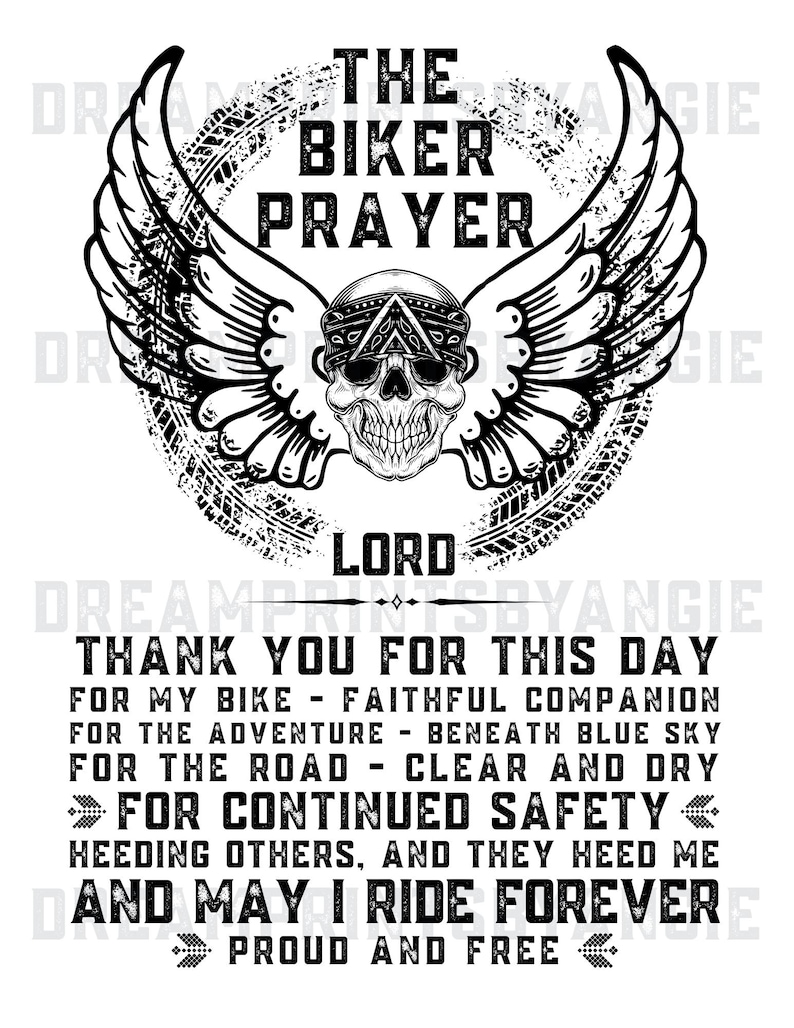Biker's Prayer Svg, Motorcycle Png, Motorcycle SVG, Bike Rider Png ...