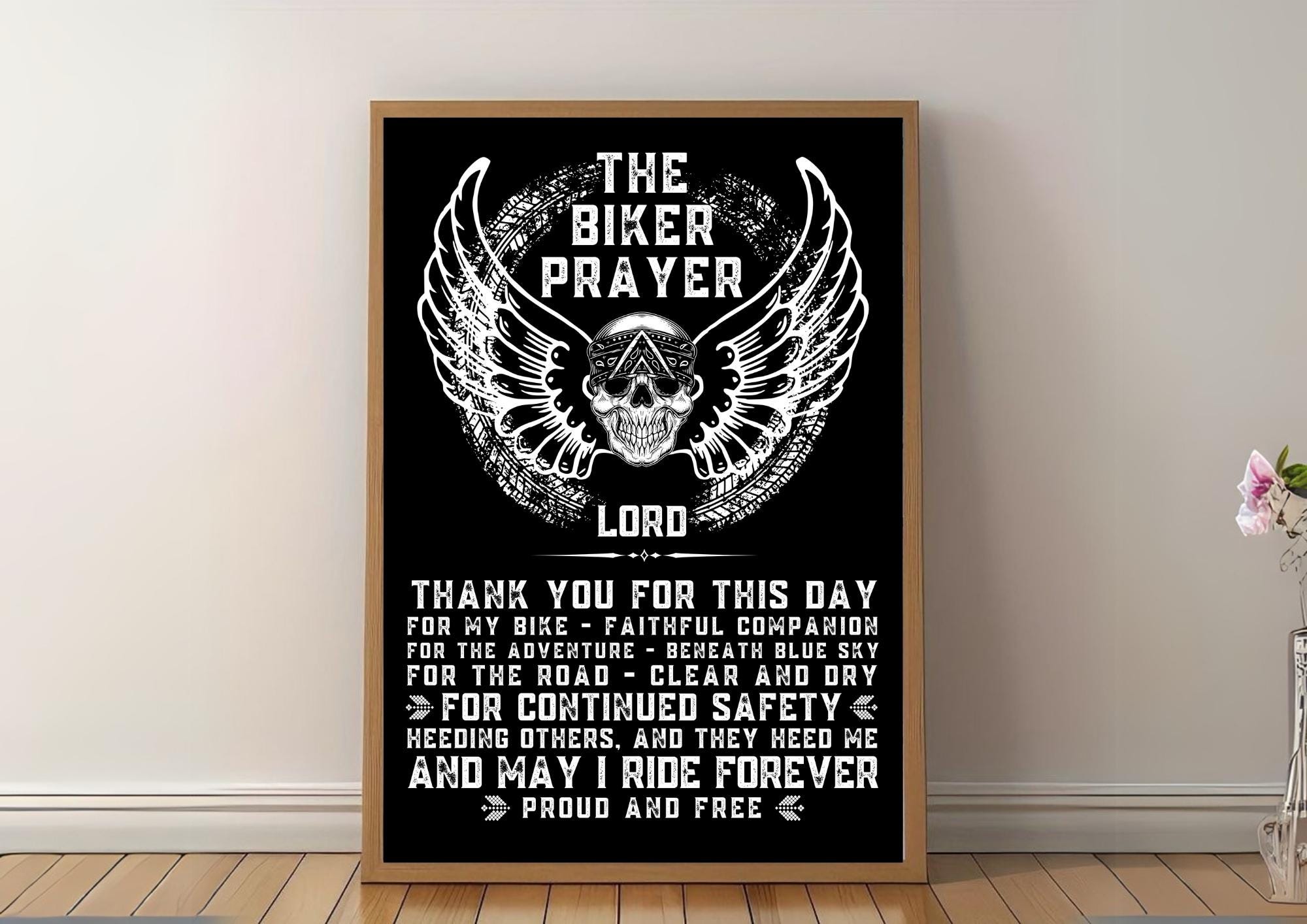Biker's Prayer Svg, Motorcycle Png, Motorcycle SVG, Bike Rider Png ...