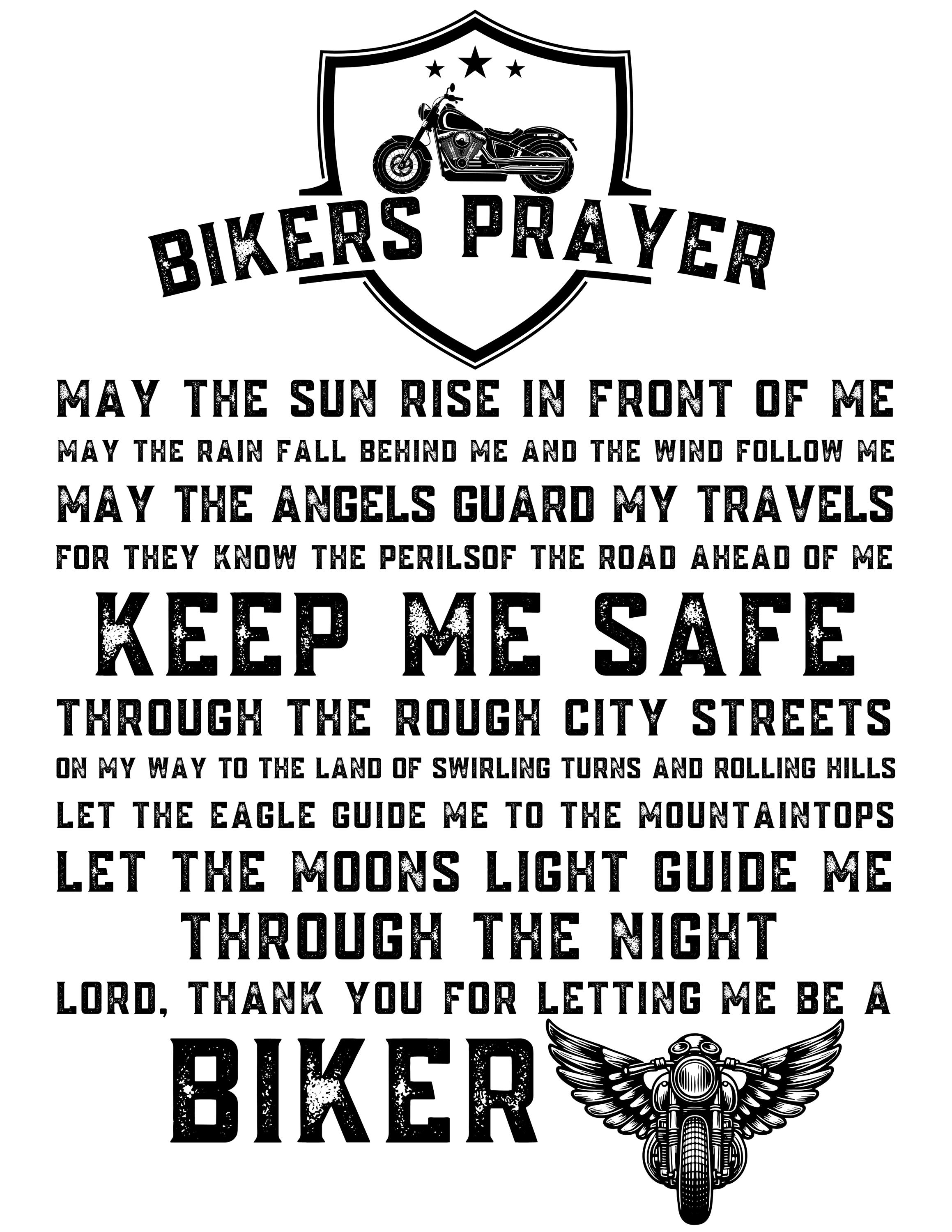 Biker's Prayer Svg, Motorcycle Png, Motorcycle SVG, Bike Rider Png ...