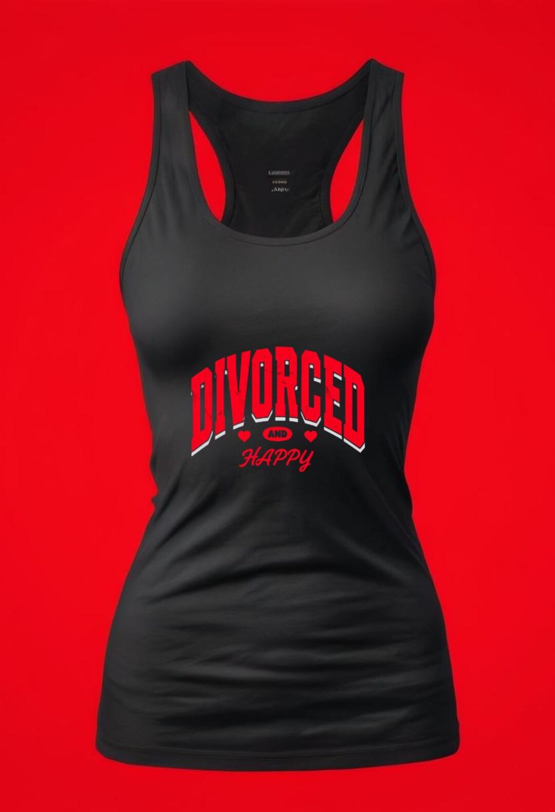 Divorced and Happy Tank Empowering & Positive, Divorce Care Package ...