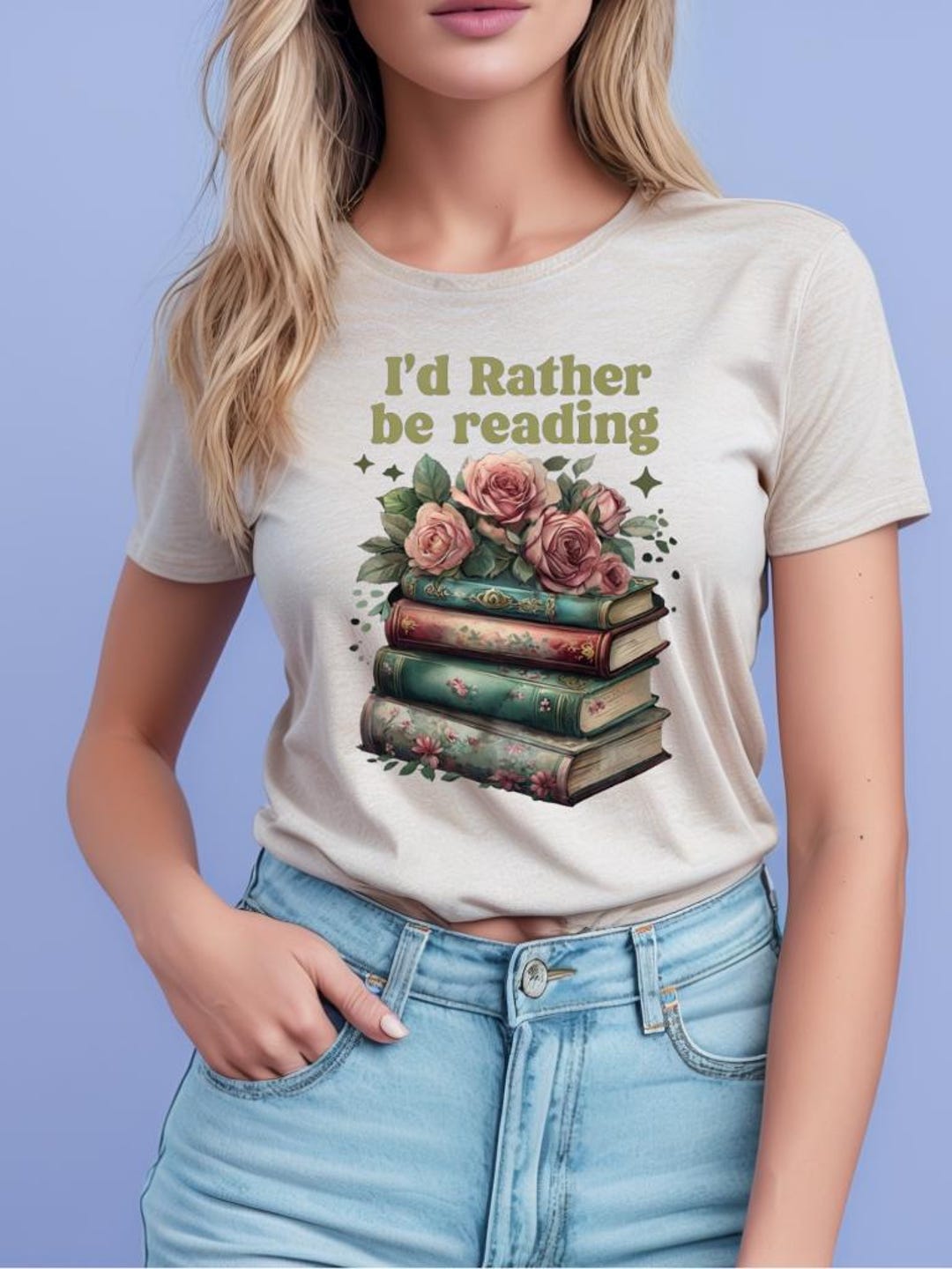 Unisex 'i'd Rather Be Reading' T-shirt Soft, Comfortable, and Available ...