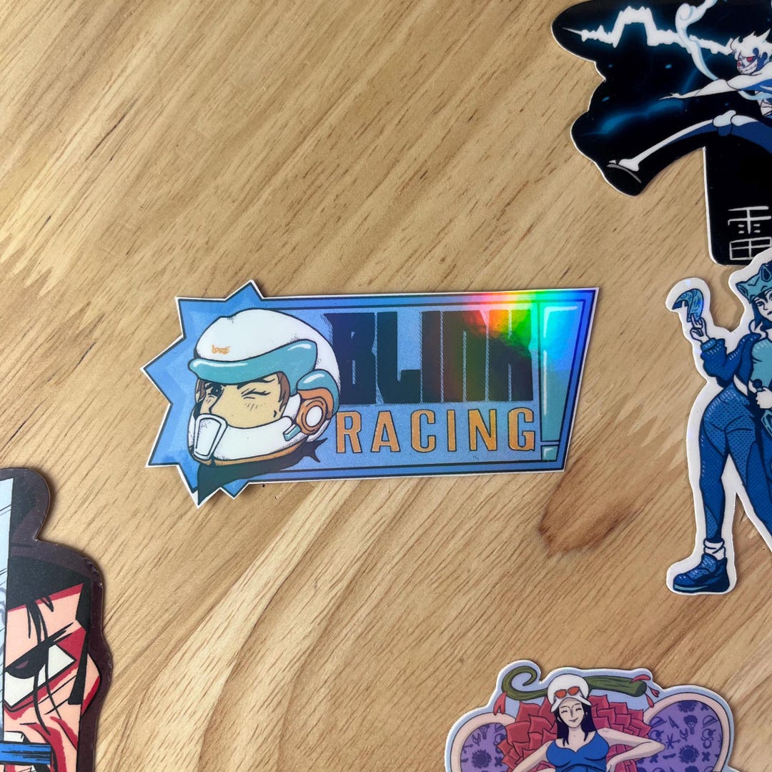 Ow2 Tracer Sticker - Hand Drawn Overwatch 2 Inspired Art - 3.0in X 2 ...
