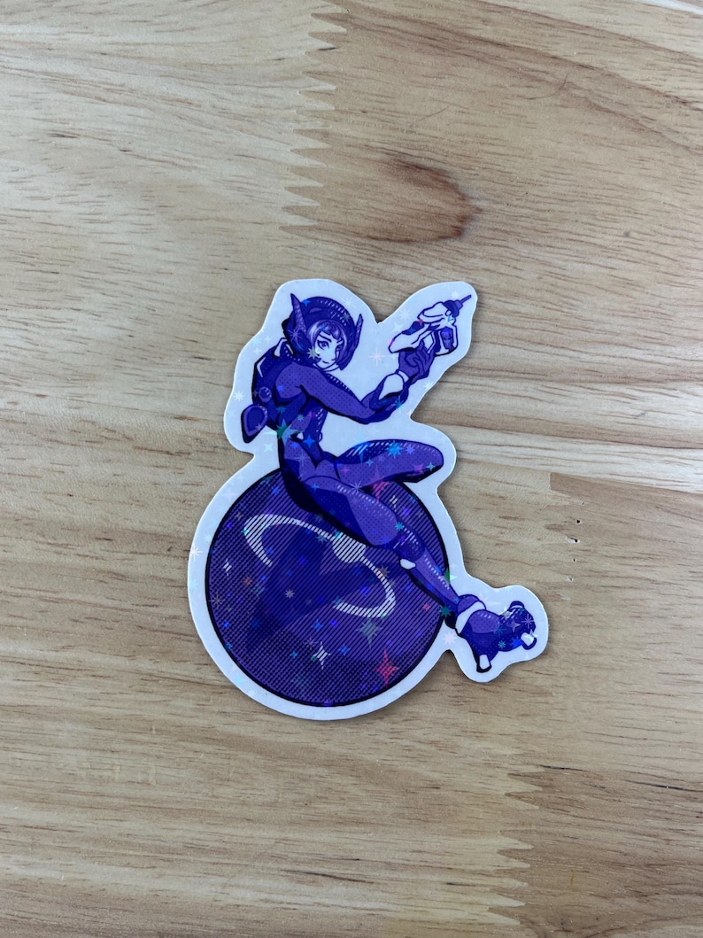Juno Holographic Sticker - Hand Drawn Overwatch 2 Inspired Art - 2.2in ...