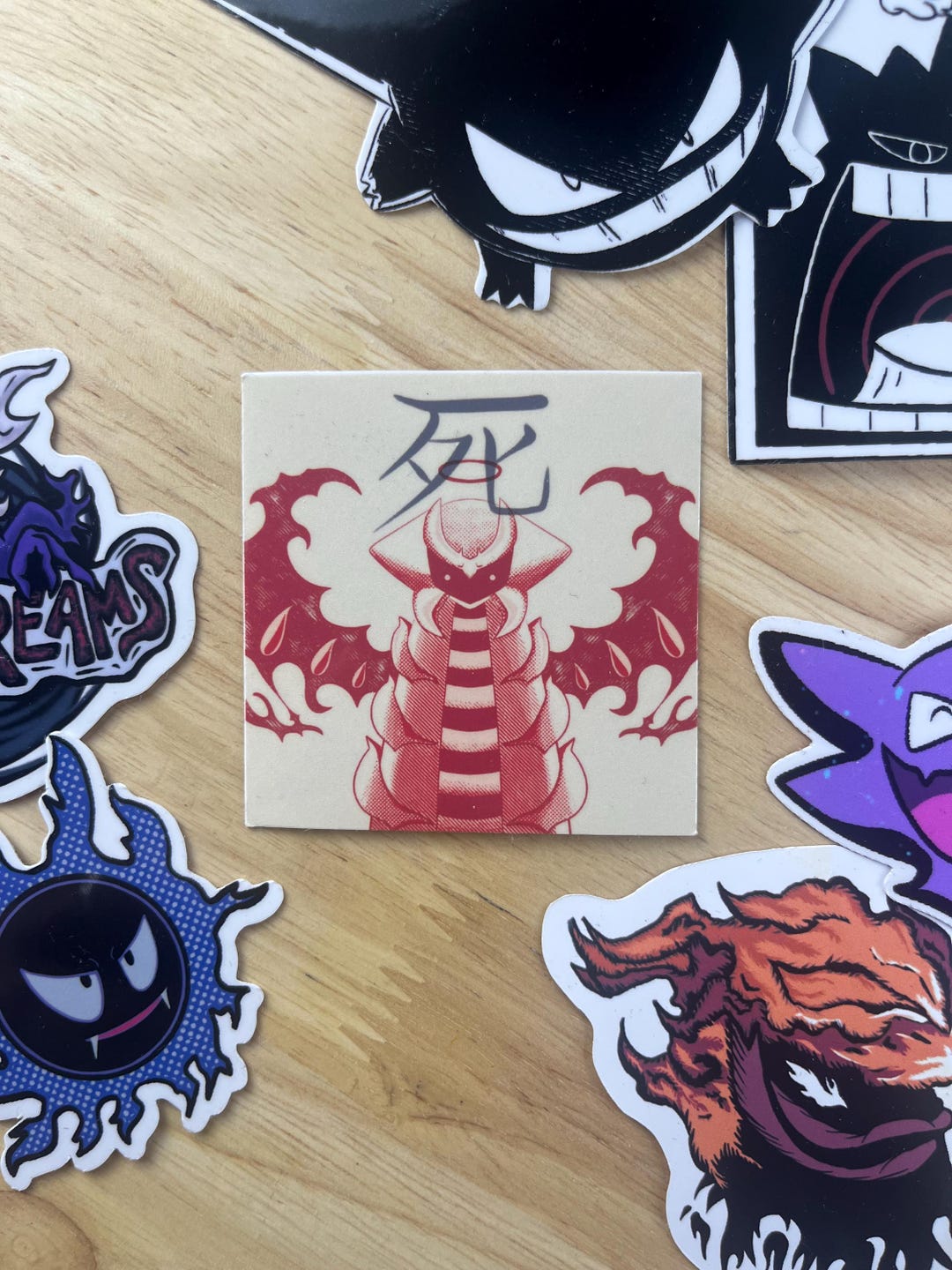 Giratina Sticker - Hand Drawn Pokemon Gen 4 Art - 2.2in X 2.2in - Water ...