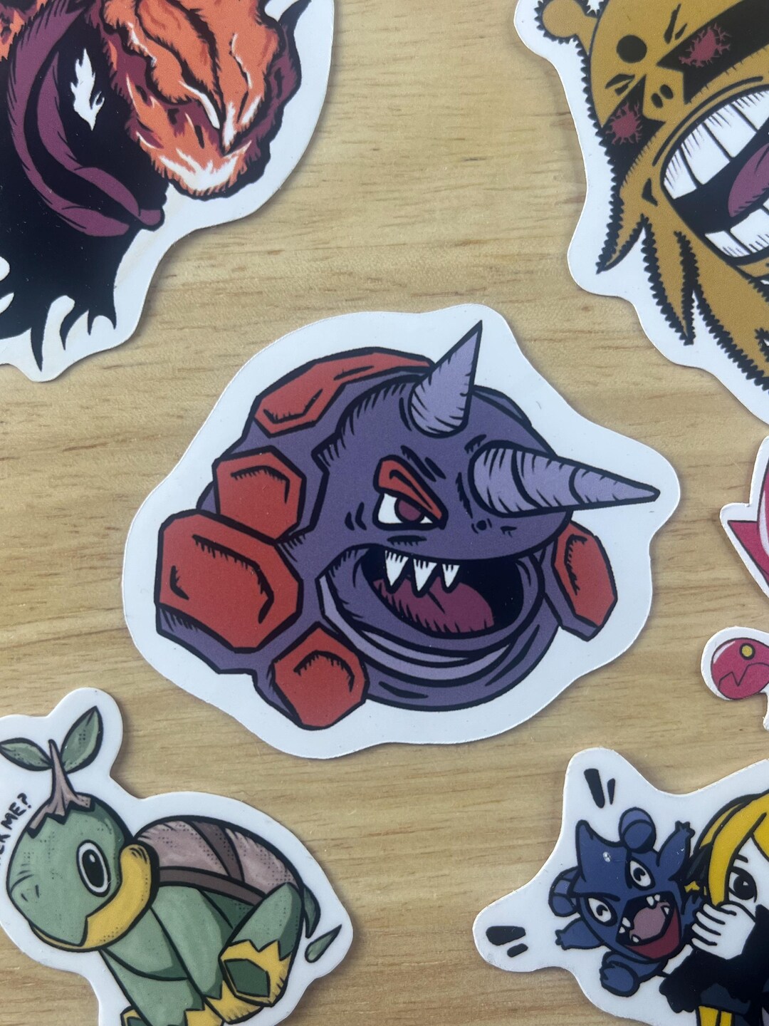 Rhyperior Sticker - Hand Drawn Pokemon Gen 4 Art - 2.5in X 2in - Water ...