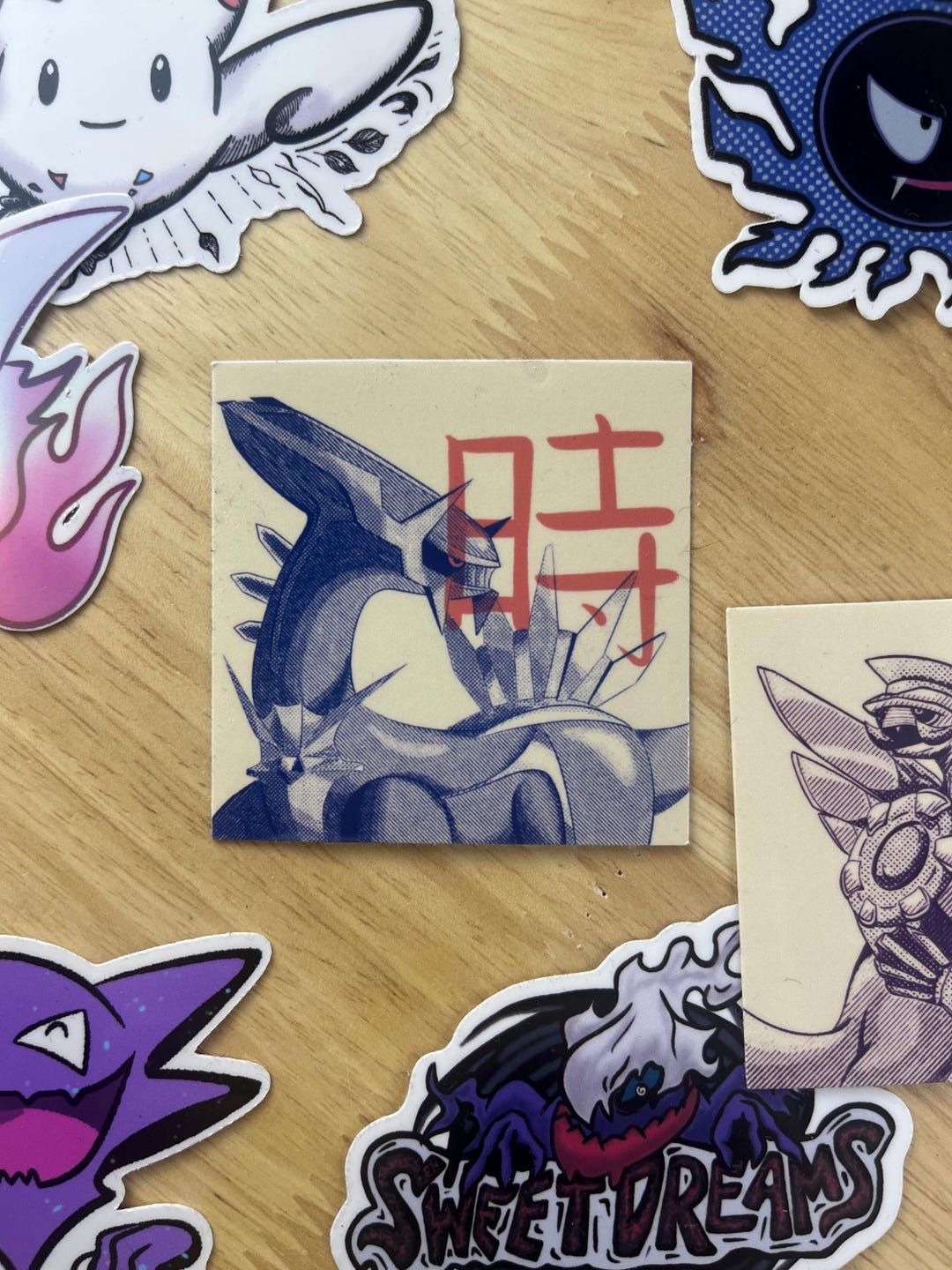 Dialga Sticker - Hand Drawn Pokemon Gen 4 Art - 2.2in X 2.2in - Water ...