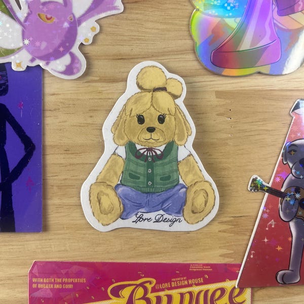 Isabelle Sticker - Etsy