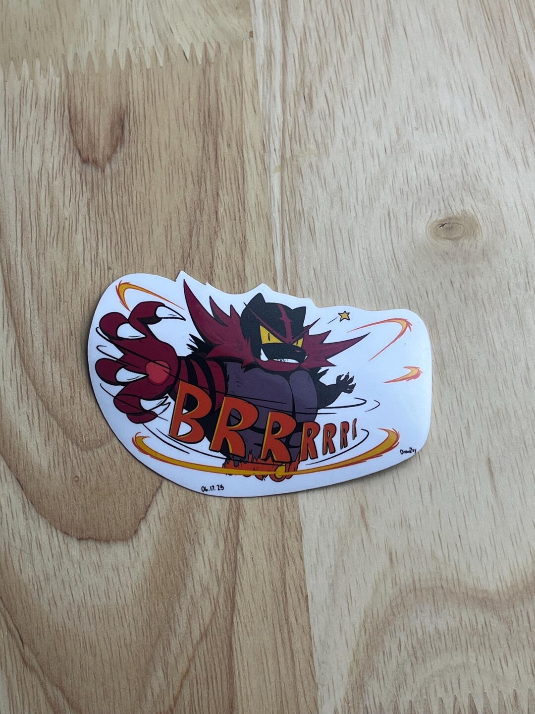 Incineroar Sticker - Hand Drawn Pokemon Gen 7 Inspired Art - 2.2in X 2 ...