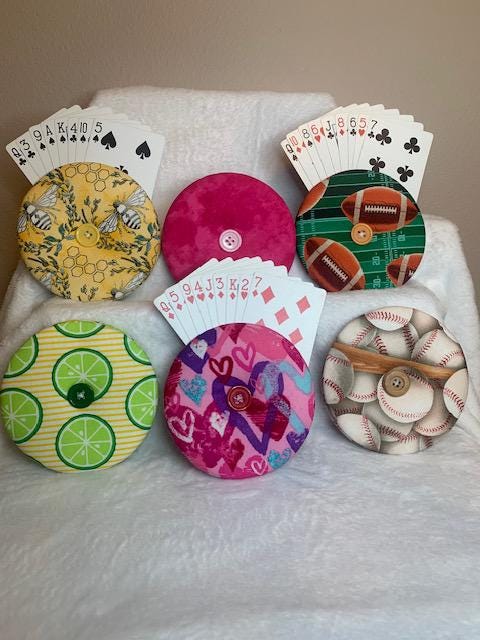 Playing Card Holder - Etsy