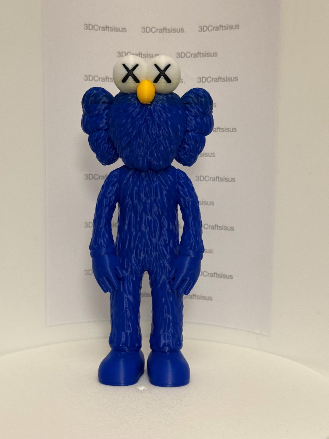 Kaws BFF Inspired Cookie Monster Replica Figure Kaws X Sesame Street ...