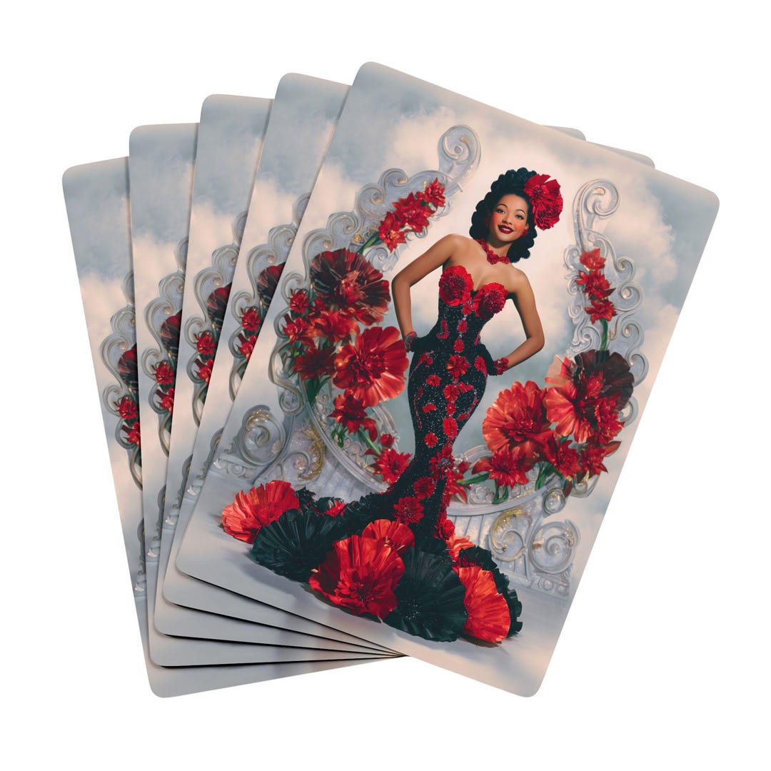 Lady La Dahlia Classic Playing Cards: 1930s African American Showgirl ...