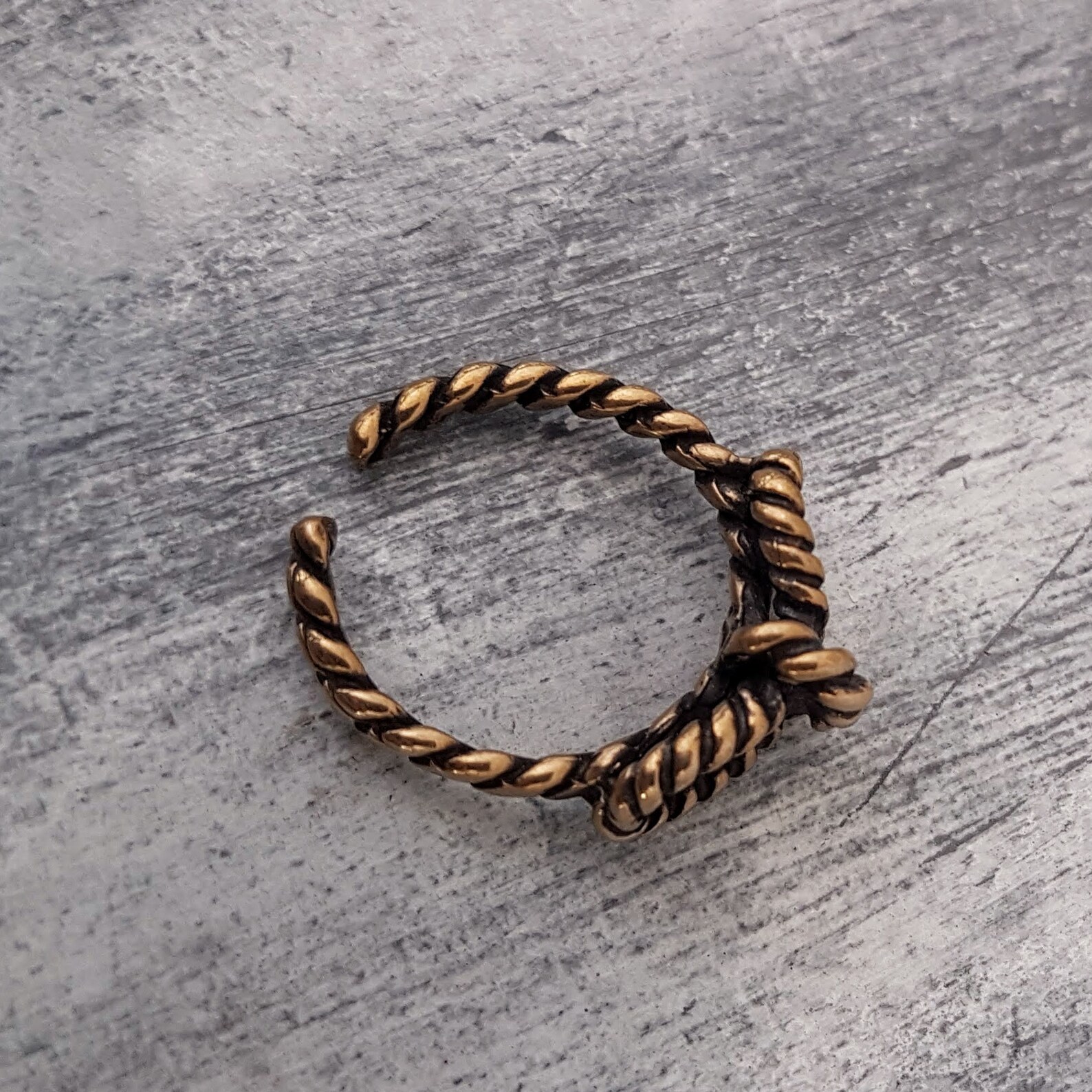 Gold Bow Rope Ring Small Cute Bow Ring Tiny Ring Simple | Etsy