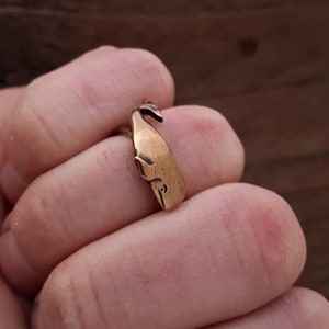 Whale Ring, Gold Whale Ring, Moby Dick, Ocean Jewelry, Whale Jewelry ...