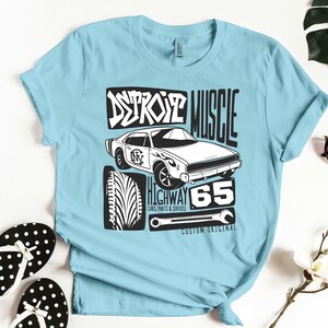 Detroit Muscle Car T-shirt Design – Retro Classic Car Graphic With ...