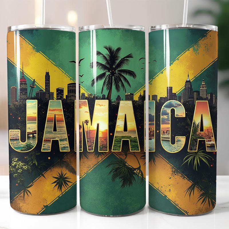 Vacation Tropical Tumbler - Etsy