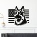 German Shepherd American Flag SVG – Patriotic Police Dog Clipart for ...