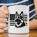 German Shepherd American Flag SVG – Patriotic Police Dog Clipart for ...