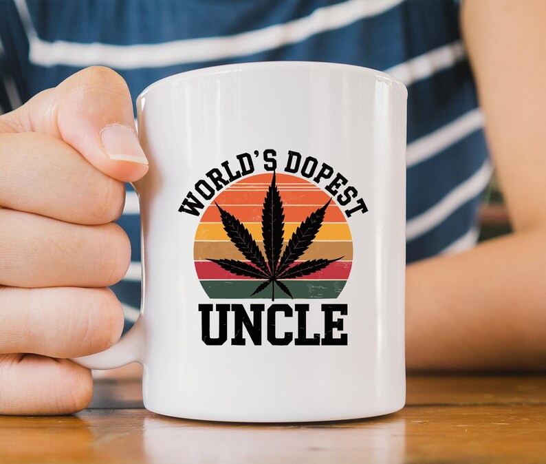World’s Dopest Uncle T-shirt Design – Funny Weed Shirt Design, Retro ...