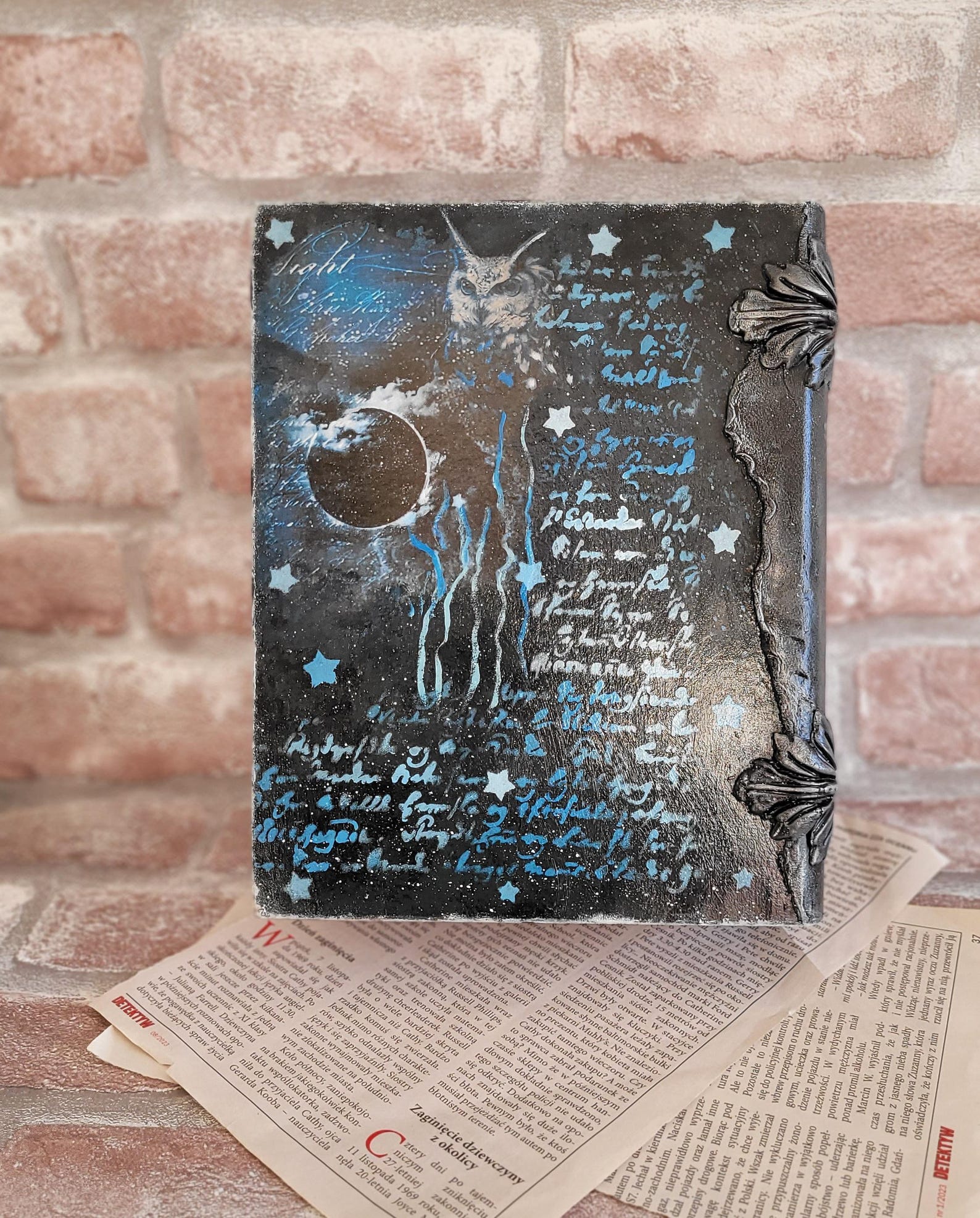 Raven Gothic Book Box, Dark Academia Decor, Handcrafted Secret Grimoire ...