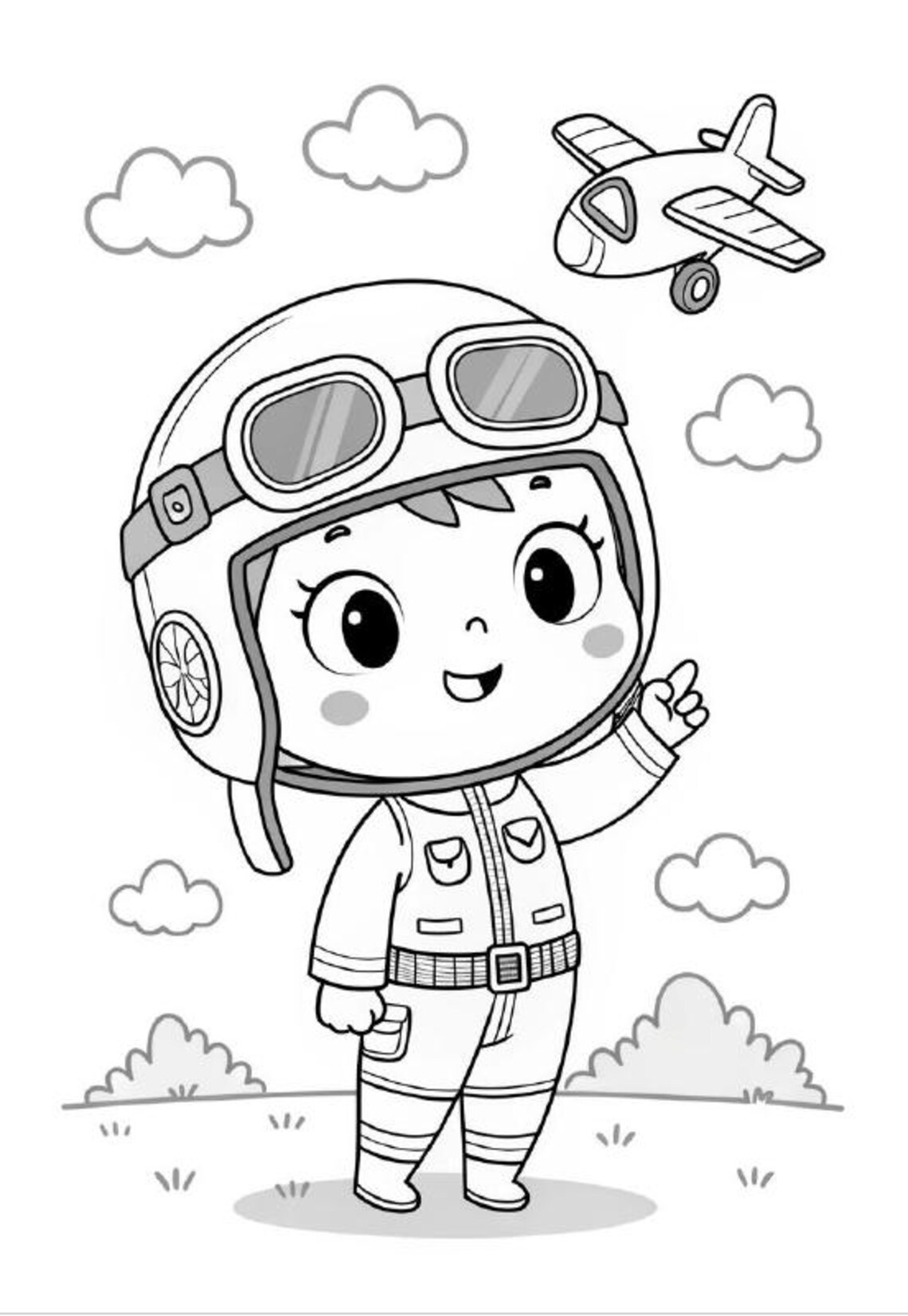 Little Pilots Coloring Book – Fun Coloring Adventure With Planes ...
