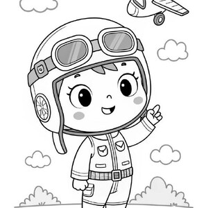 Little Pilots Coloring Book – Fun Coloring Adventure With Planes ...