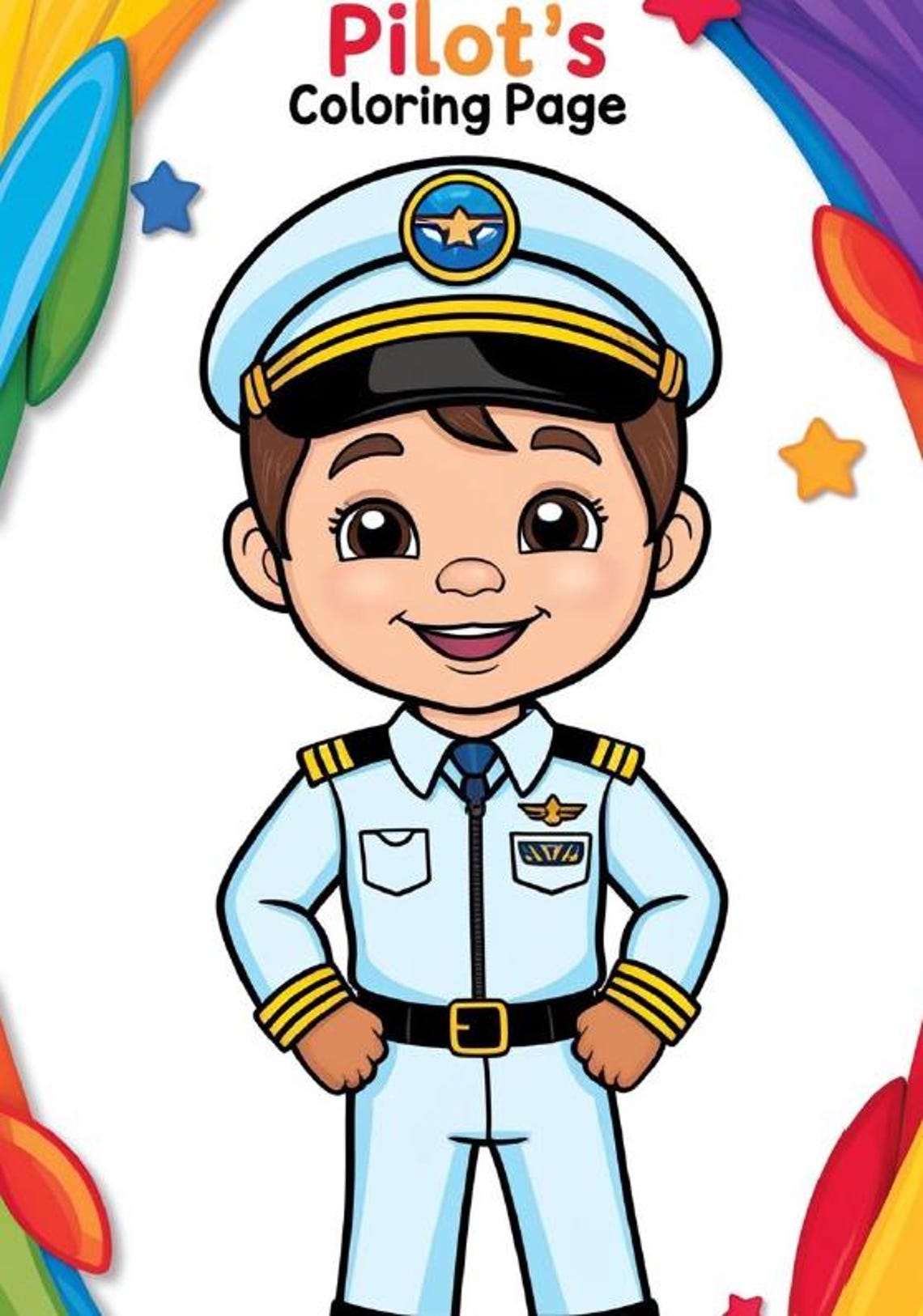 Little Pilots Coloring Book – Fun Coloring Adventure With Planes ...