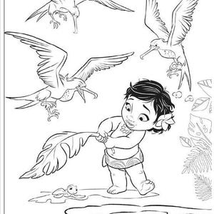 Island Princess Coloring Book – Ocean Explorer Girl PDF – Instant ...