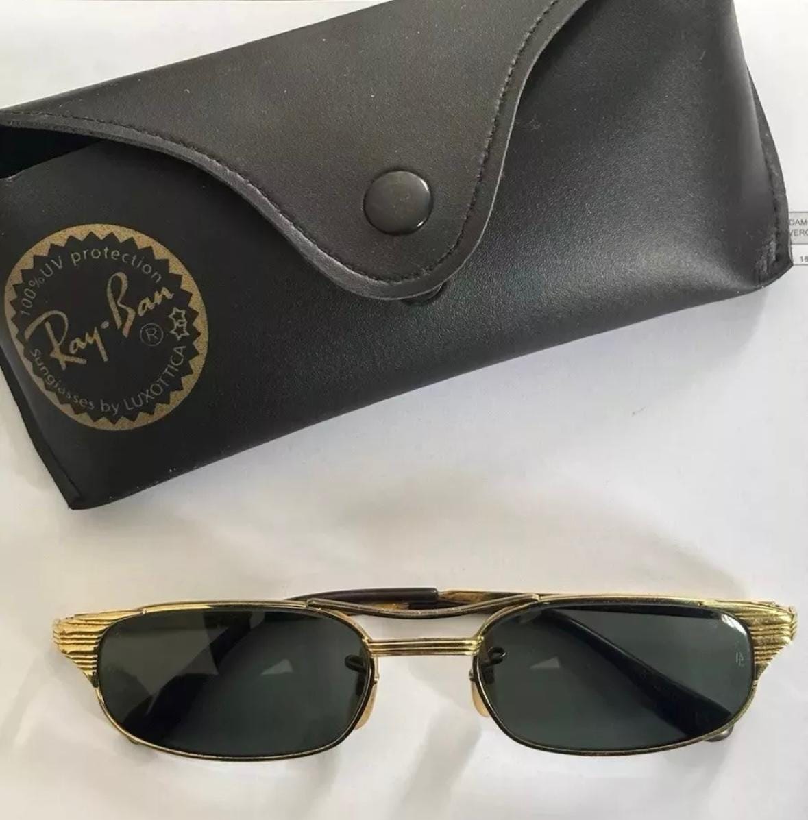 Ray-ban BL Bausch Lomb Signet Gold Sunglasses Cat Eye - Etsy