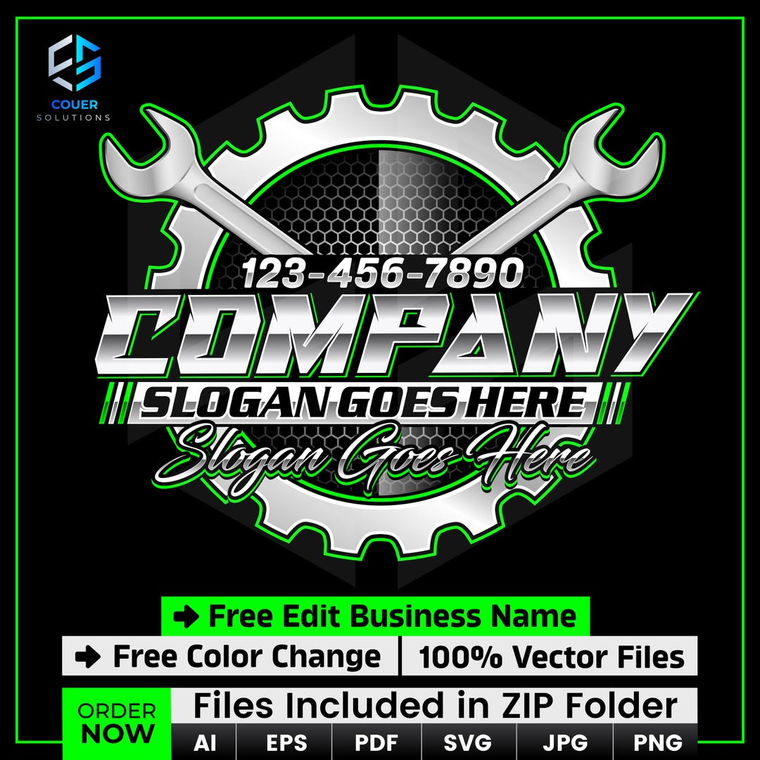 Mobile Auto Repair Logo, Automotive Mechanic Logo, Custom Car Repair ...