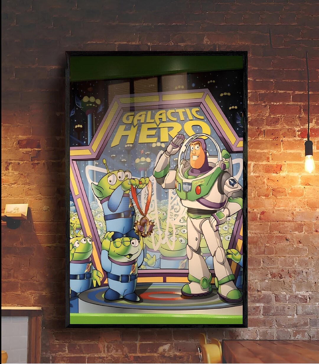 Buzz Lightyear Poster Adjust to the Size You Want Poster Toy Story ...