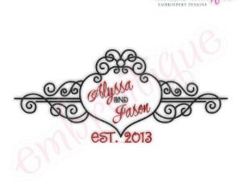 Ryan Font Frame Instant Download Digital Machine Embroidery | Etsy