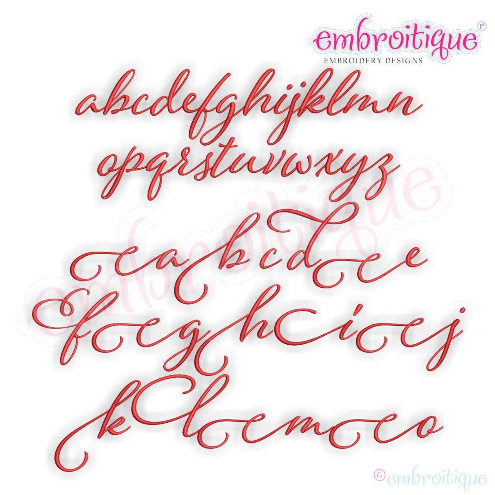 Eleanor Set 2 Small Calligraphy Script Font for Machine - Etsy