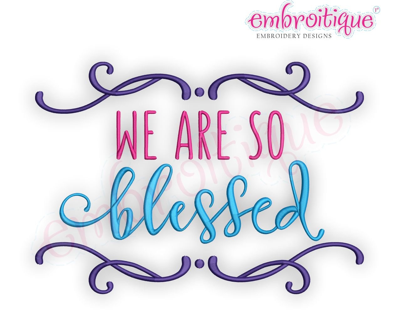 We Are so Blessed Thankful Family Instant Download Machine | Etsy