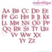 Carson Engraved Monogram Font - 1", 1.5", 2", 2.5", 3", 4", 5" - BX ...