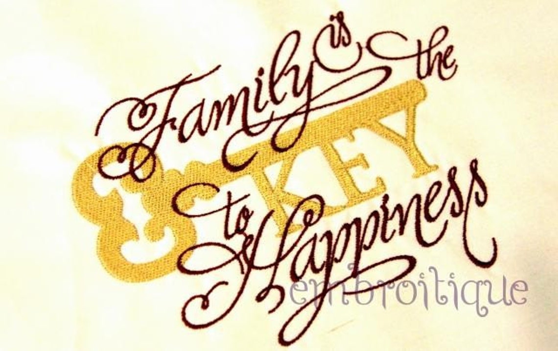 Family is the KEY to Happiness Home Decor Instant Download - Etsy