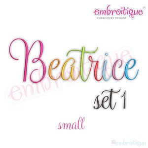 Beatrice 1 Monogram Font- Small - BX Files Included- Instant Download ...