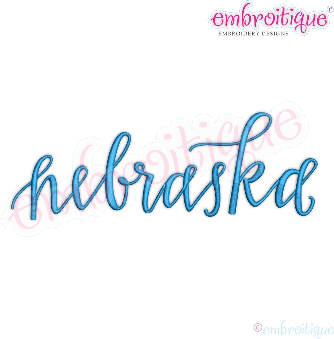 Nebraska Script 1 USA United States - Instant Download Machine ...