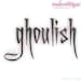 Ghoulish Halloween Monogram Font, Aa-zz 0-9, 1", 1.5", 2", 2.5", 3 ...