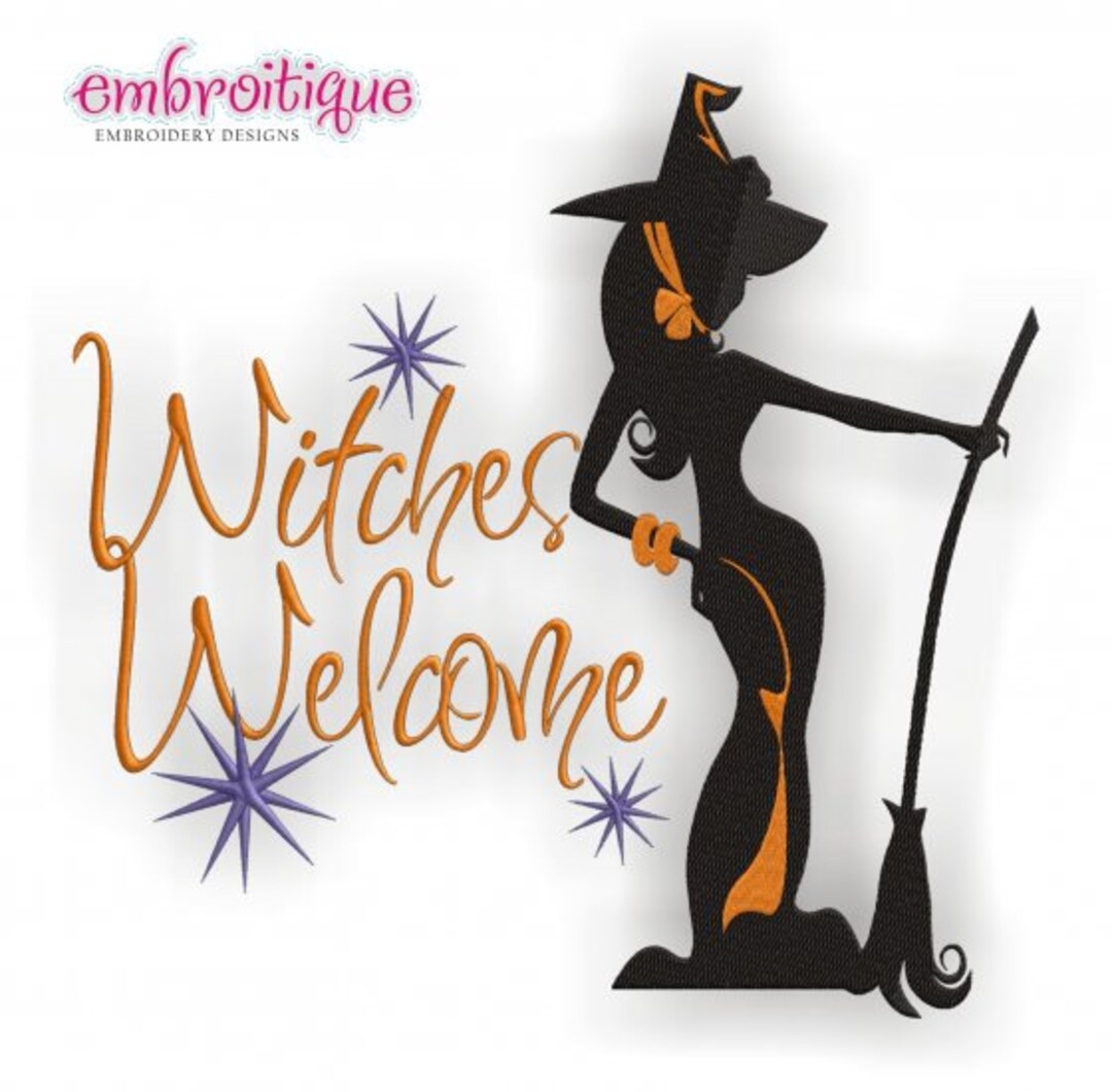 Witches Welcome Halloween Chic Design- Instant Download -digital ...