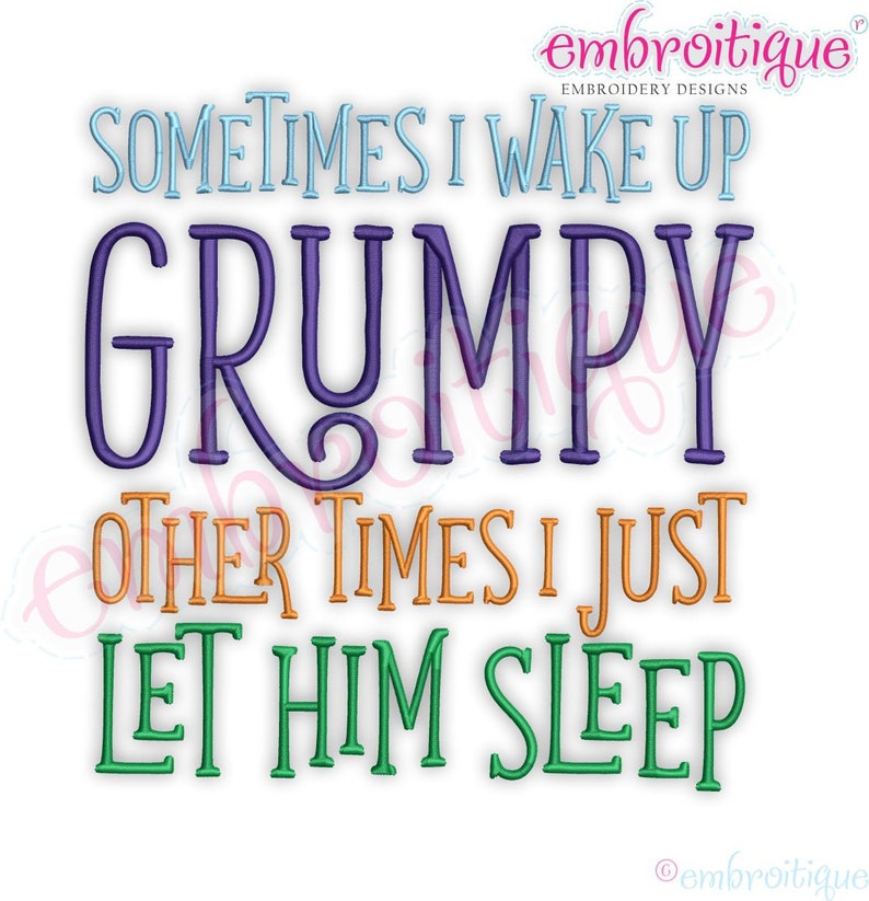 Sometimes I Wake up Grumpy Other Times I Let Him Sleep Funny - Etsy