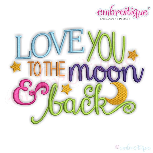 Love You to the Moon - Etsy